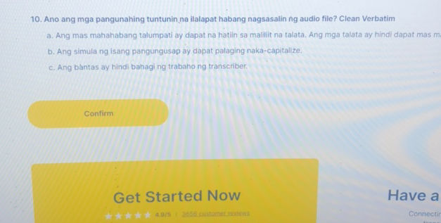 10 Ano ang mga pangunahing tuntunin na
