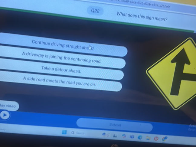 What does this sign mean? Continue driving | StudyX