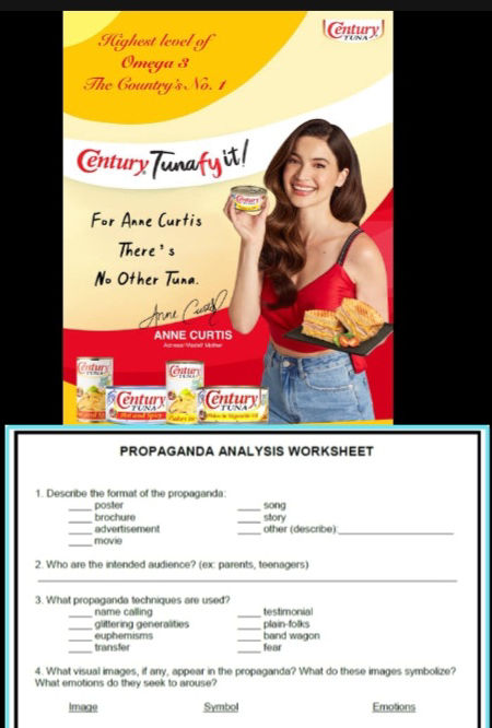 PROPAGANDA ANALYSIS WORKSHEET 1 Describe the | StudyX