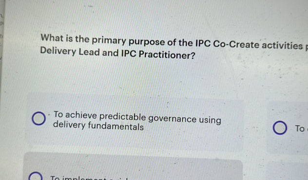 What is the primary purpose of the IPC | StudyX