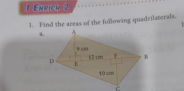 1 Find the areas of the following | StudyX