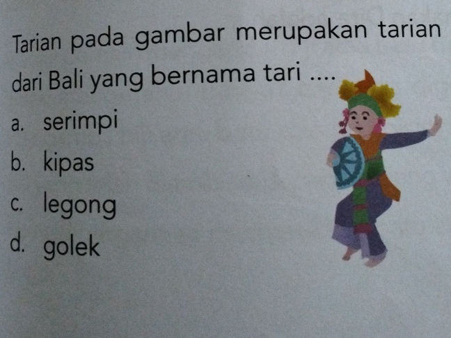 Tarian pada gambar merupakan tarian dari | StudyX