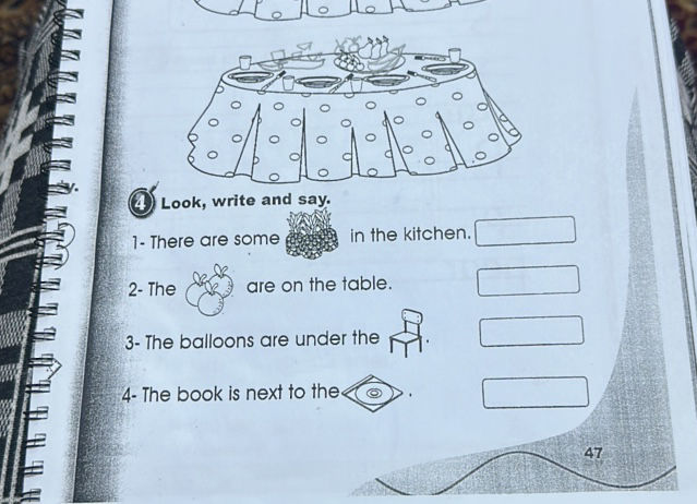 4 Look write and say 1- There are some | StudyX