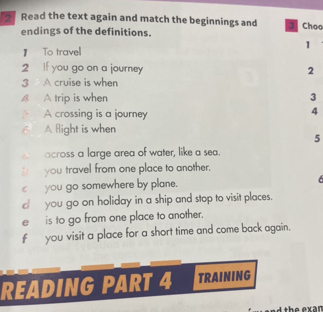Read the text again and match the beginnings | StudyX