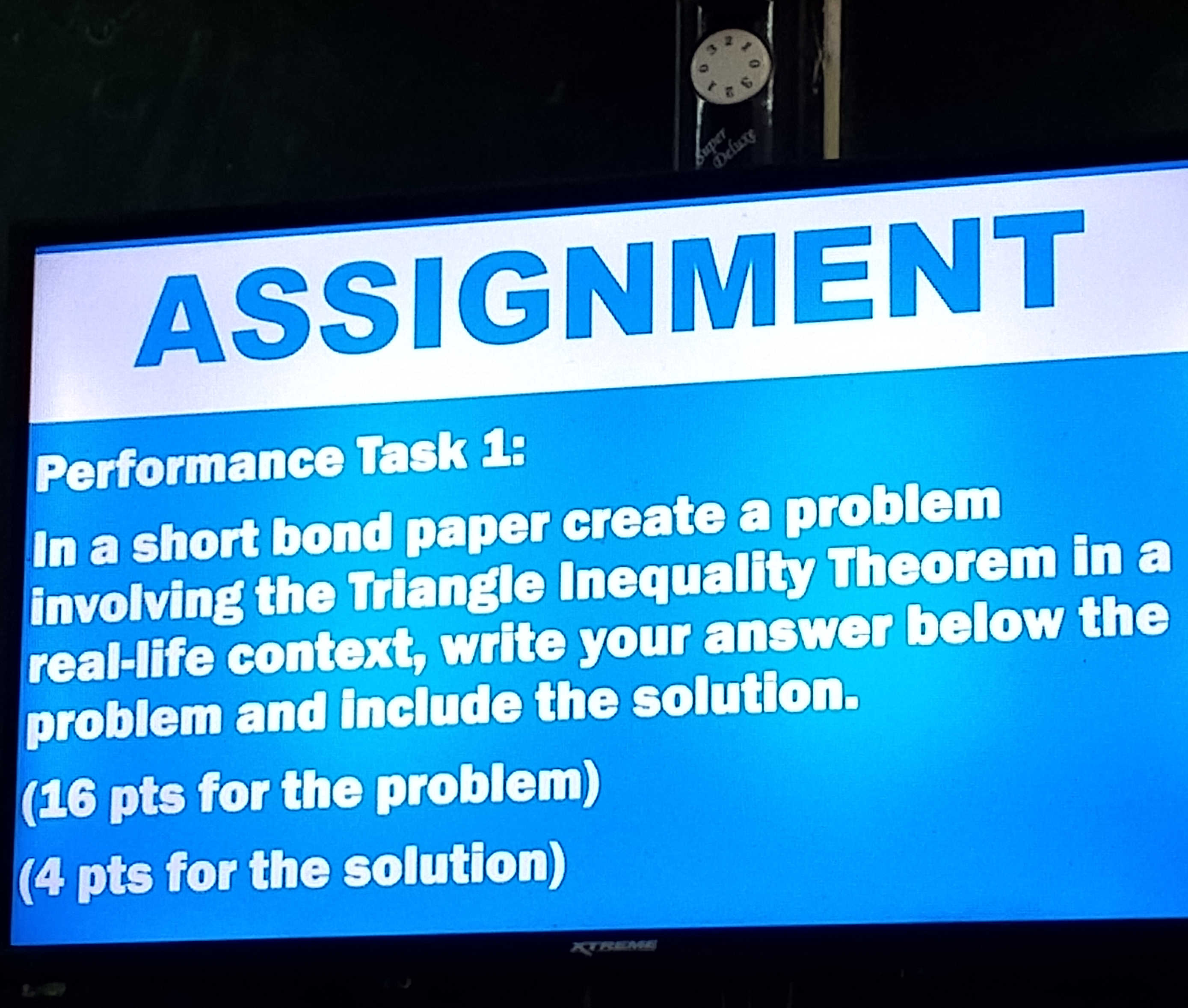 Performance Task 1 In a short bond paper | StudyX