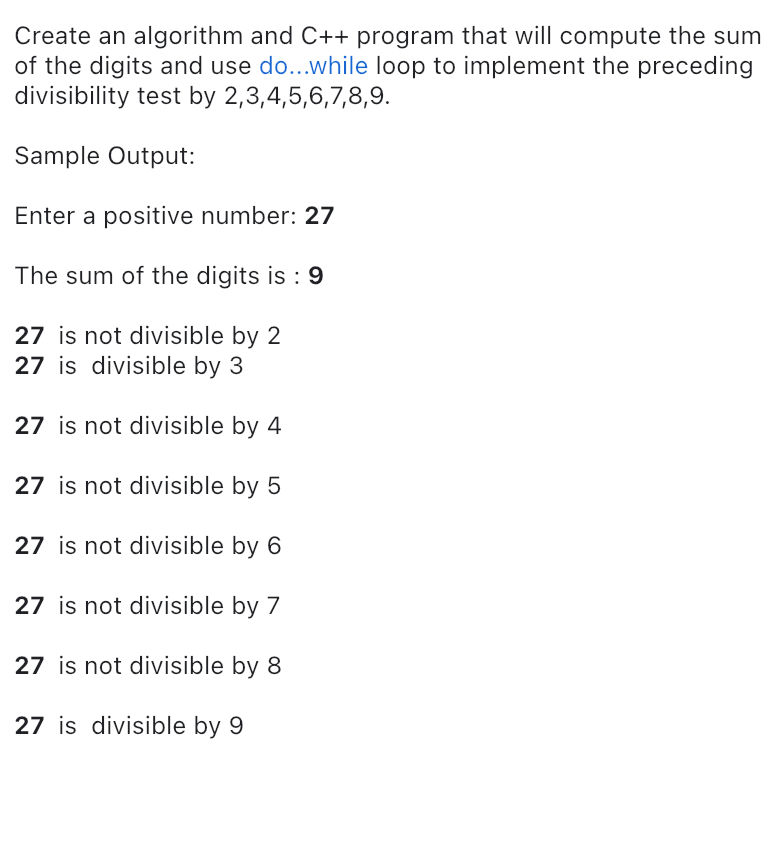 Create an algorithm and C++ program that | StudyX