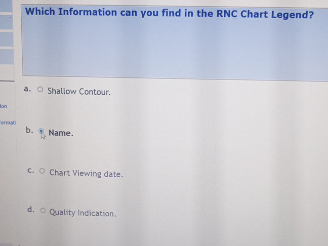 Which Information can you find in the RNC