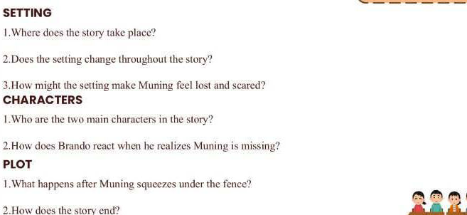 SETTING 1 Where does the story take place 2 | StudyX