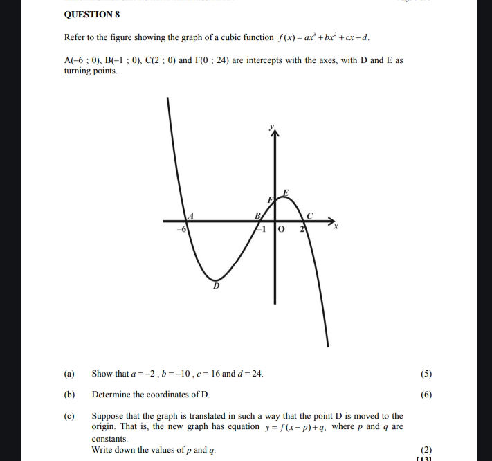 QUESTION 8 Refer to the figure showing the | StudyX
