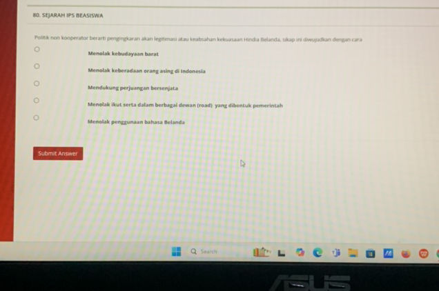 80 SEJARAH IPS BEASISWA Politik non | StudyX