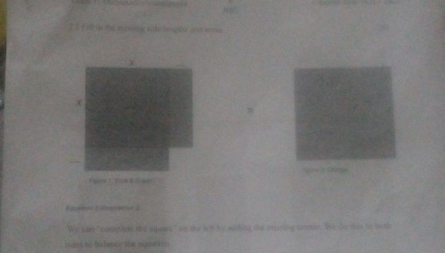 We can complete the squares on the left by | StudyX