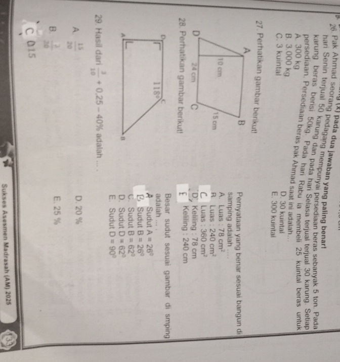 28 Perhatikan gambar berikut | StudyX
