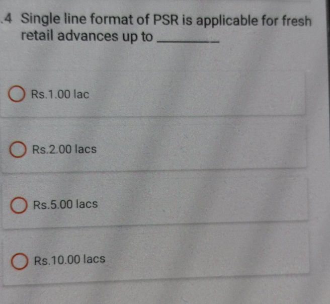 4 Single line format of PSR is applicable | StudyX