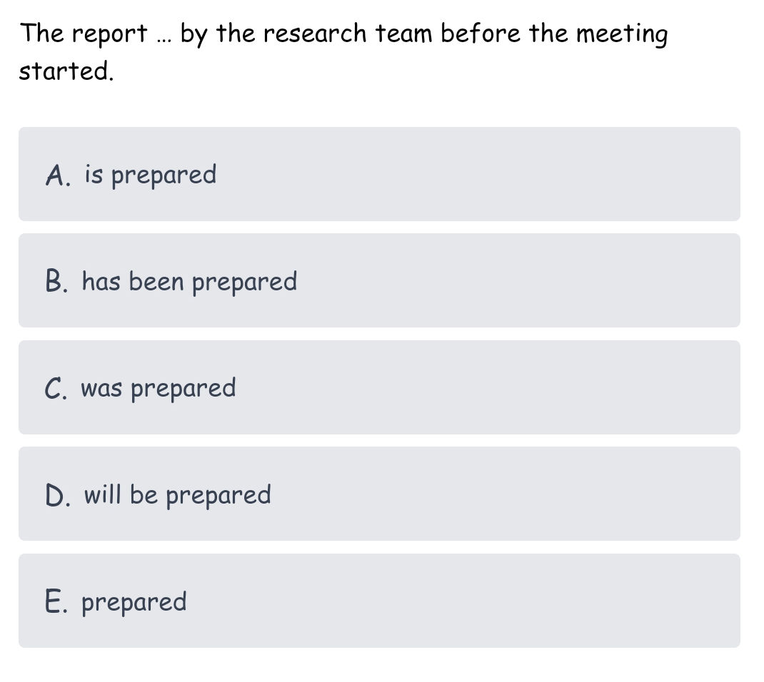 The report ... by the research team before