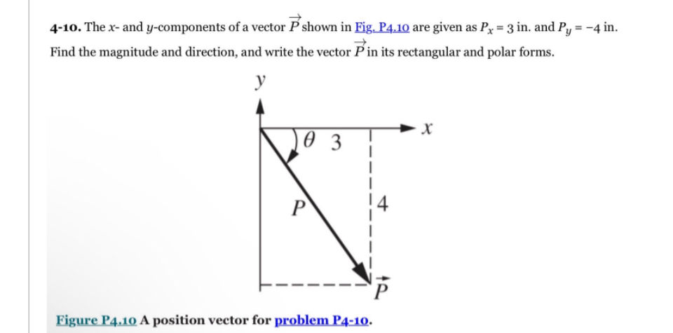 4-10 The x- and y-components of a vector ( P | StudyX