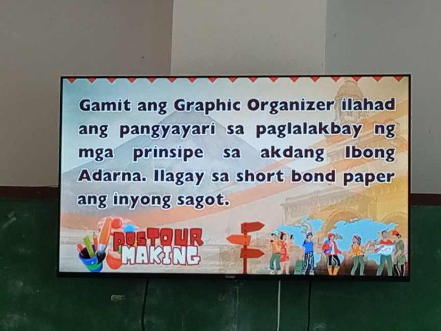 Gamit ang Graphic Organizer ilahad ang | StudyX