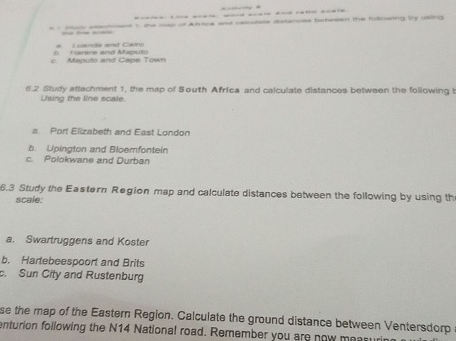 62 Study attachment 1 the map of South