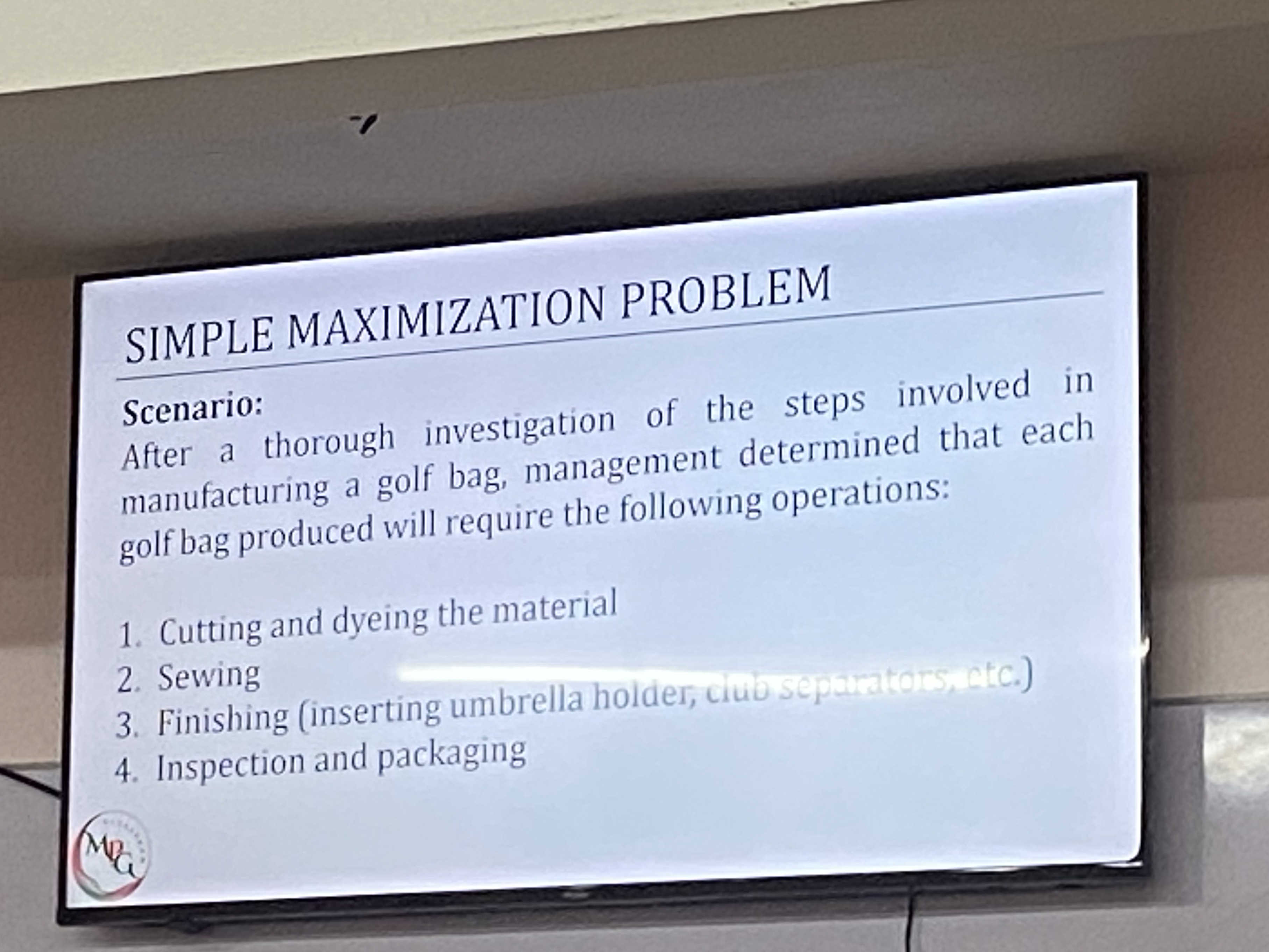 SIMPLE MAXIMIZATION PROBLEM Scenario After a | StudyX
