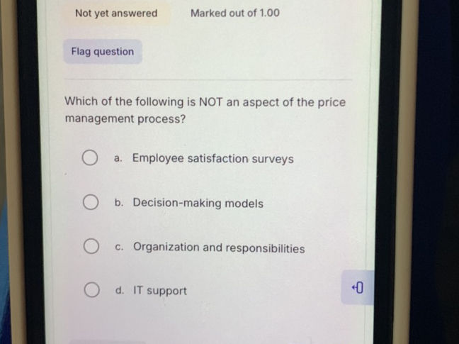 Which of the following is NOT an aspect of | StudyX