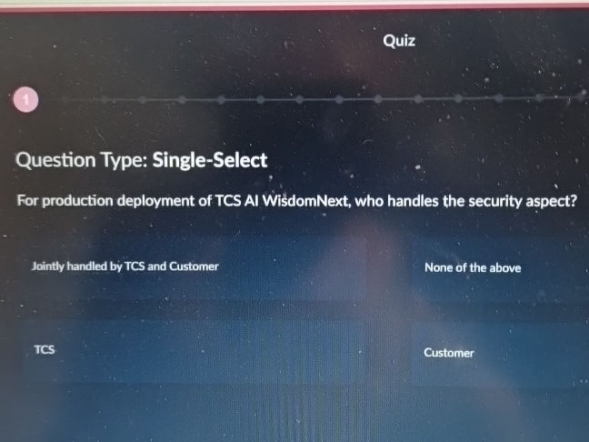 For production deployment of TCS AI | StudyX