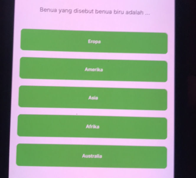 Benua yang disebut benua biru adalah Eropa | StudyX