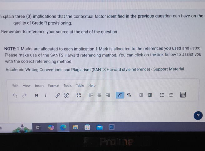Explain three (3) implications that the | StudyX