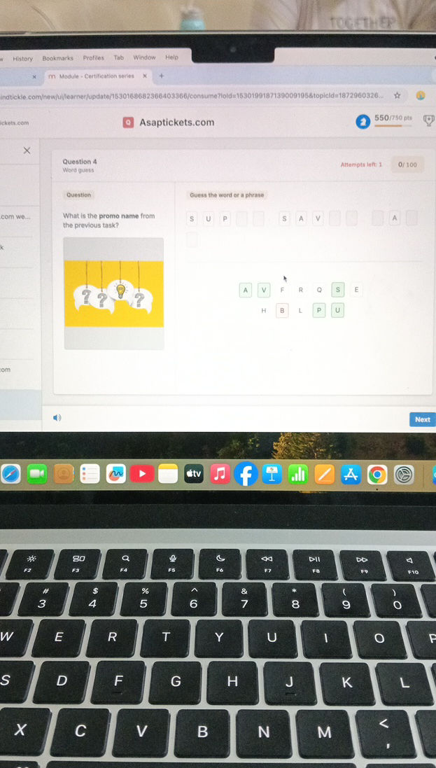 Question 4 Word guess Question What is the | StudyX