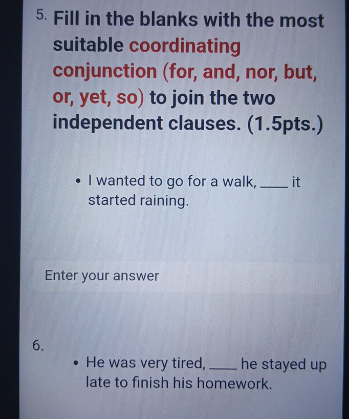 5 Fill in the blanks with the most suitable | StudyX