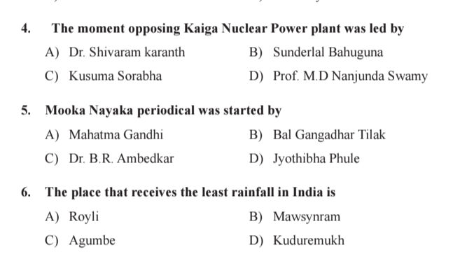 4 The moment opposing Kaiga Nuclear Power | StudyX