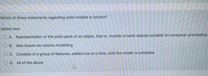 Which of these statements regarding solid | StudyX