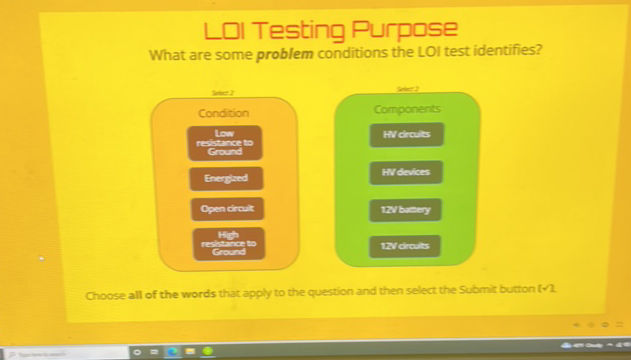 LOI Testing Purpose What are some problem | StudyX
