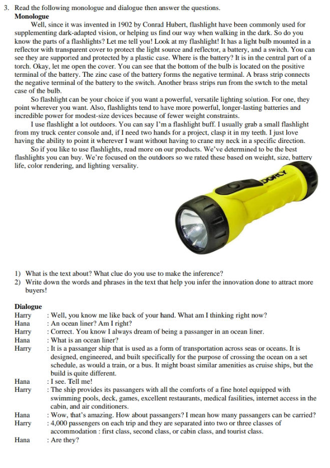 1) What is the text about? What clue do you | StudyX