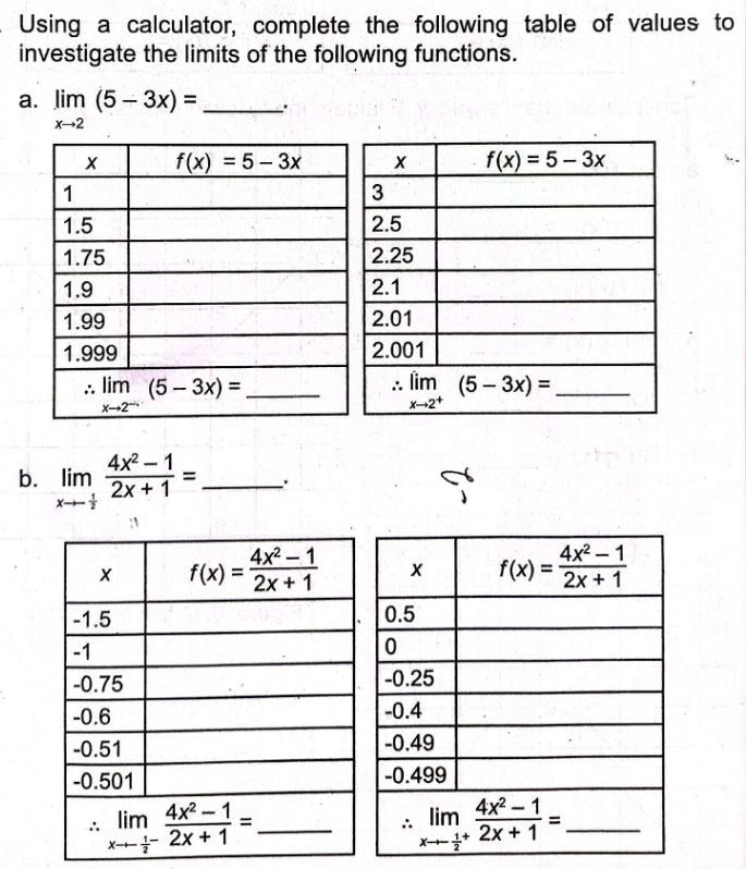 Using a calculator complete the following | StudyX
