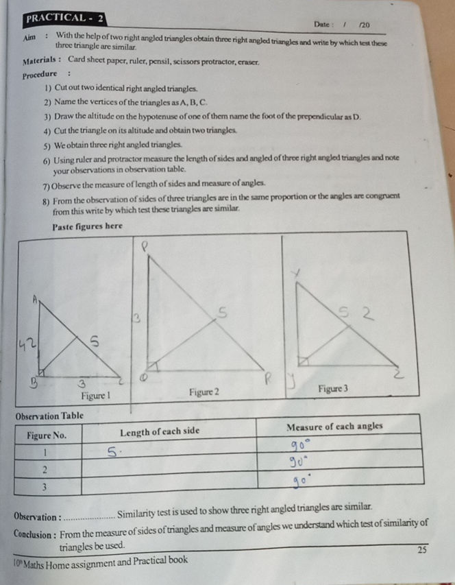 With the help of two right angled triangles | StudyX