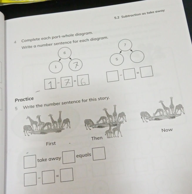 4 Complete each part-whole diagram Write a | StudyX