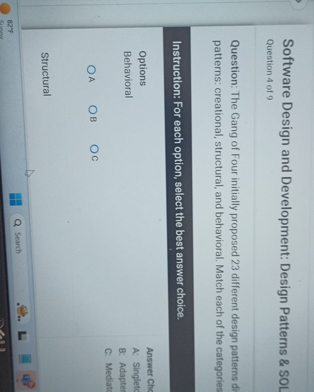 Question The Gang of Four initially proposed | StudyX