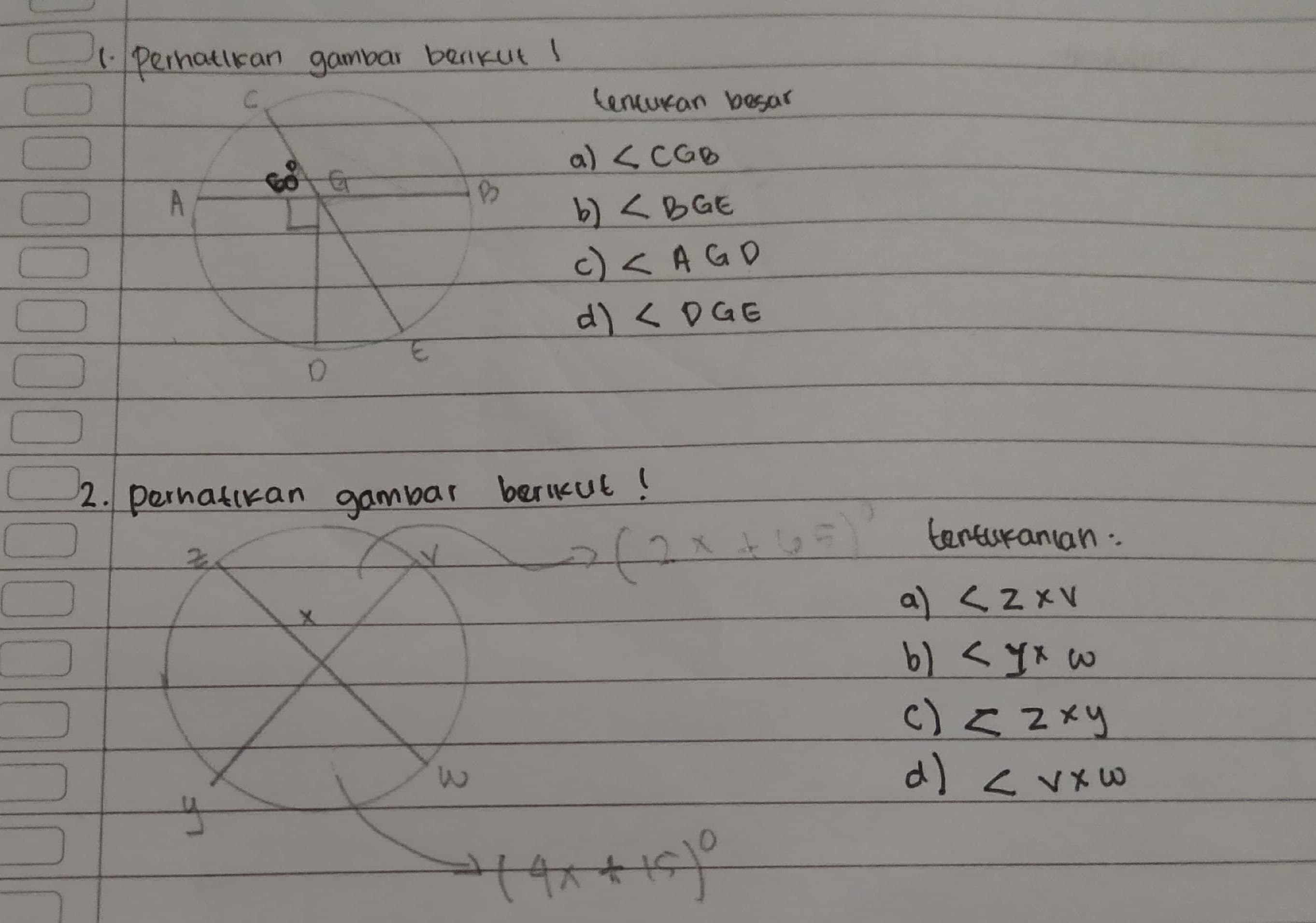 1 Perhatikan gambar berikut Diagram showing | StudyX