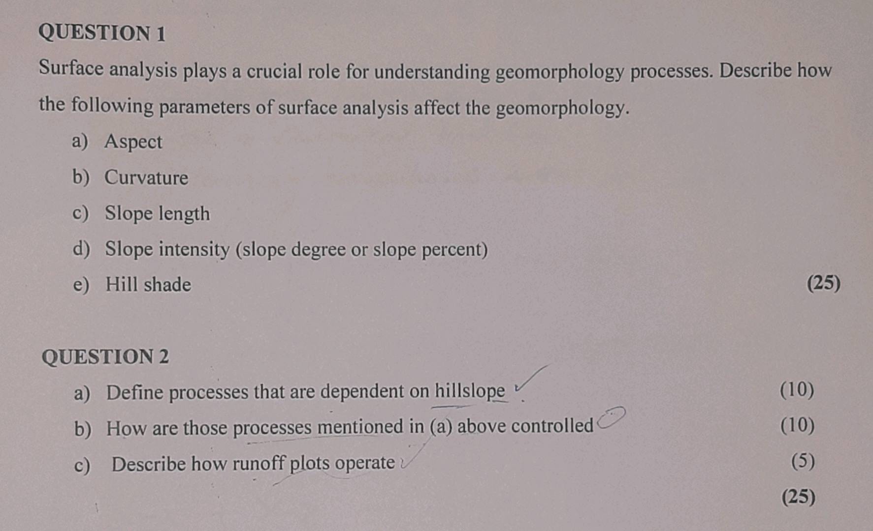 QUESTION 1 Surface analysis plays a crucial | StudyX