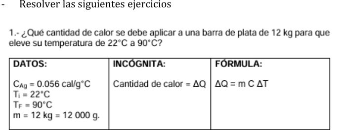 1 Qu cantidad de calor se debe aplicar a una | StudyX
