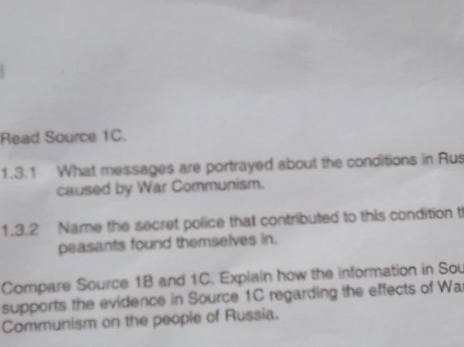 Read Source 1C. 1.3.1 What messages are | StudyX