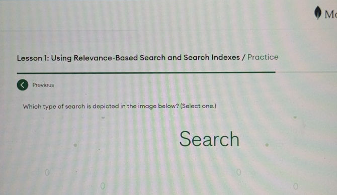 Which type of search is depicted in the