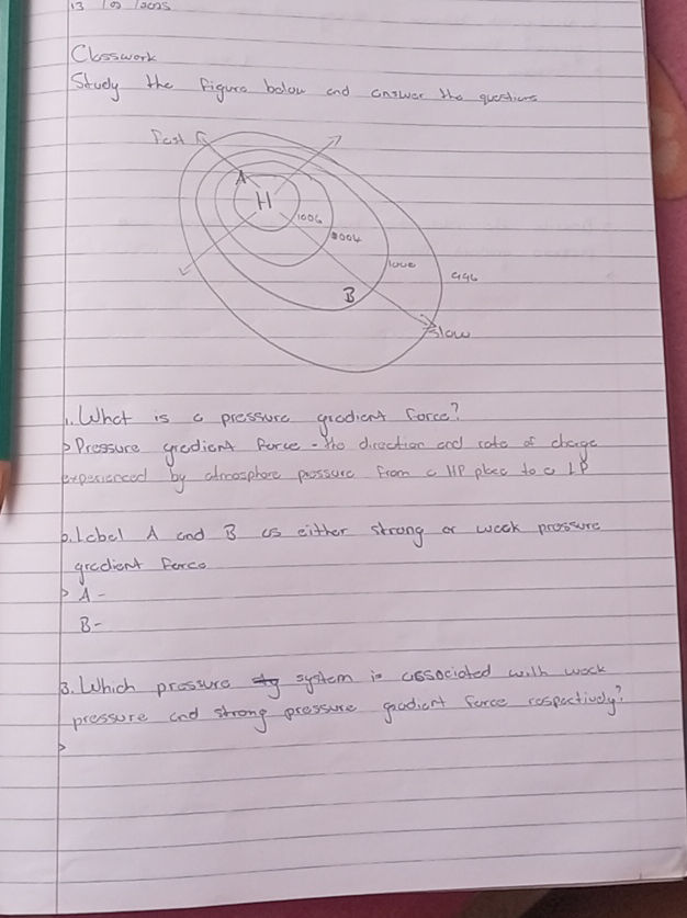 1 What is a pressure gradient force Pressure | StudyX