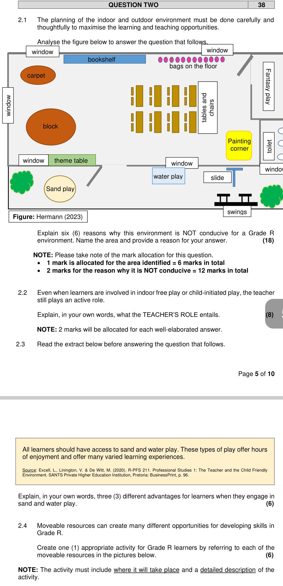 2.1 The planning of the indoor and outdoor | StudyX