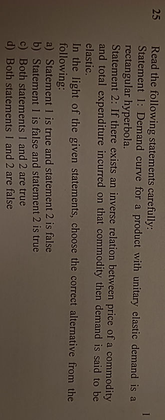 Read the following statements carefully: | StudyX