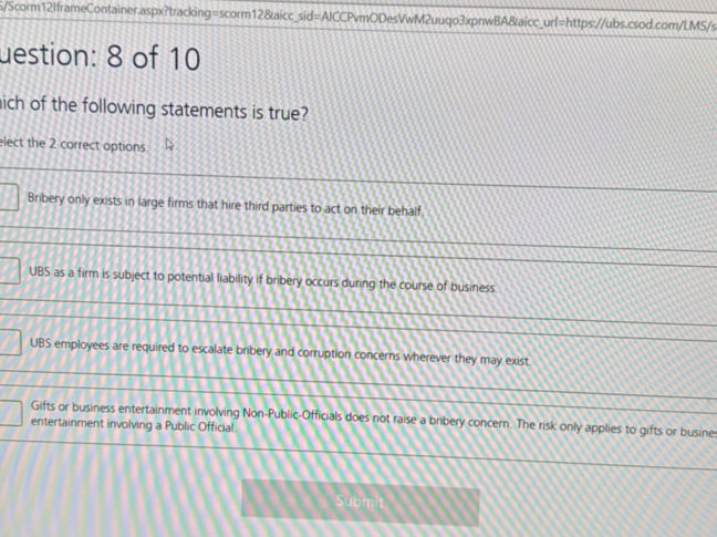 Which of the following statements is true | StudyX