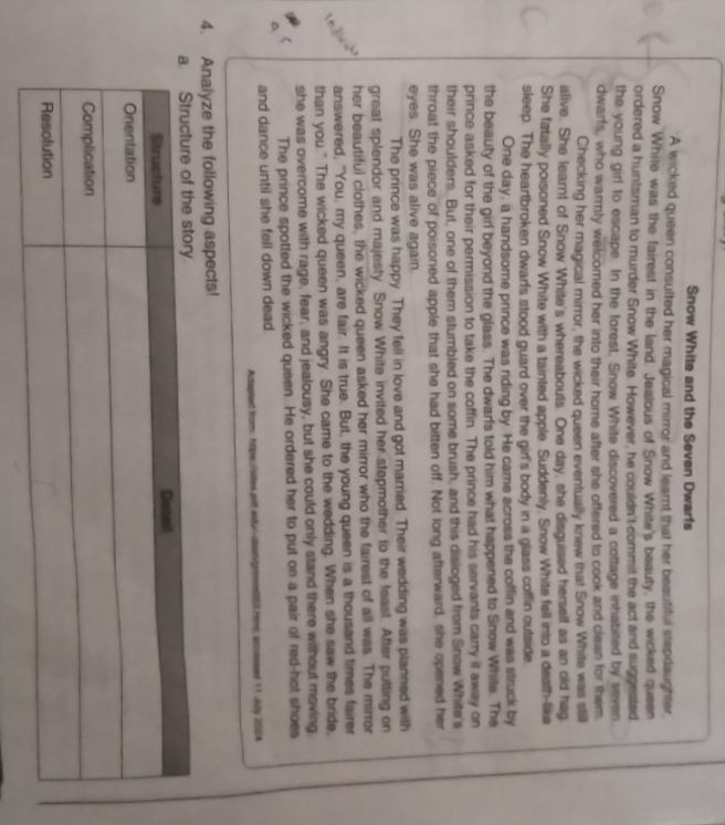 4. Analyze the following aspects! Structure | StudyX