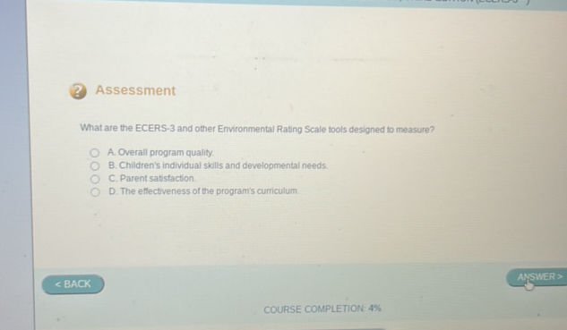 What are the ECERS-3 and other Environmental | StudyX