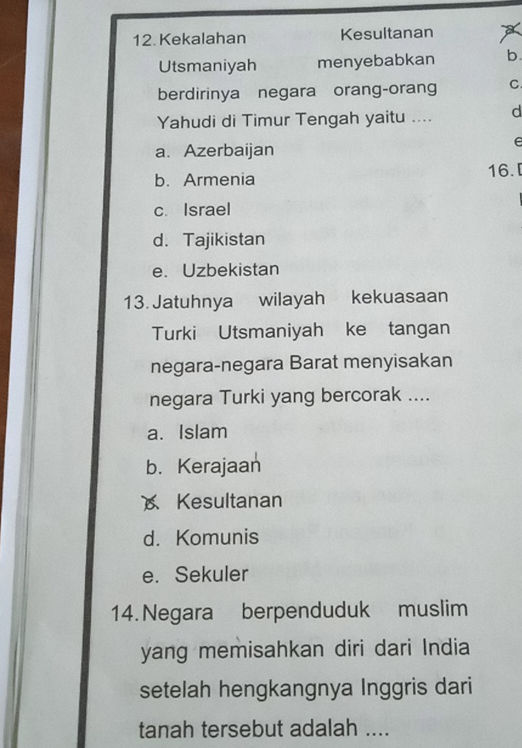 12 Kekalahan Kesultanan Utsmaniyah | StudyX