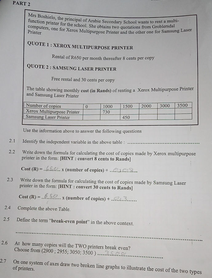 21 Identify the independent variable in the | StudyX