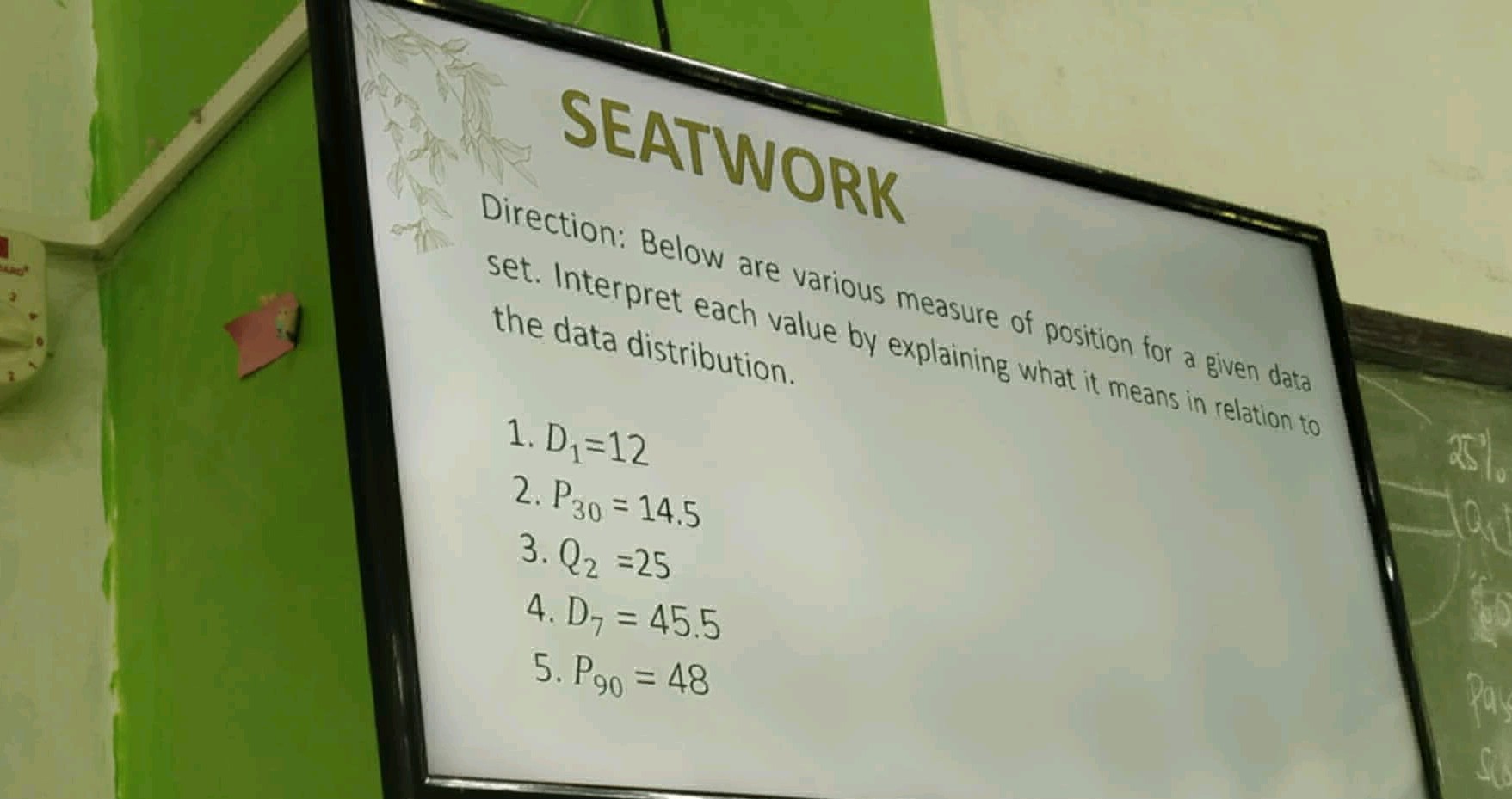 Direction: Below are various measure of | StudyX